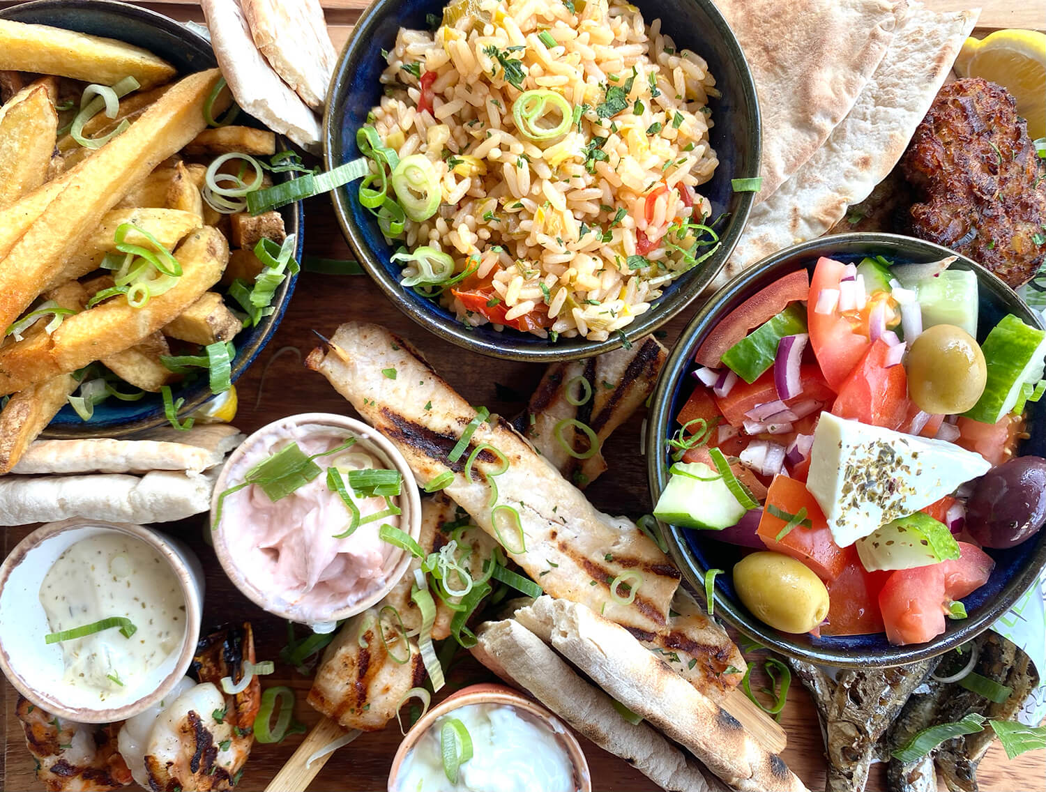 Gallery | Yiayias at The Fox | Greek Cypriot | Restaurant Farnham